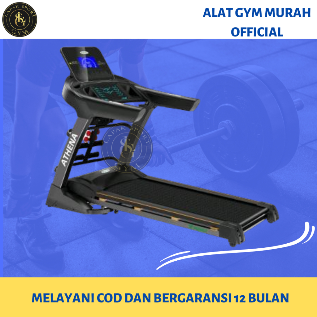 Jual Alat Fitness Treadmill Elektrik Athena Vosgo Motor 3 HP | Shopee ...