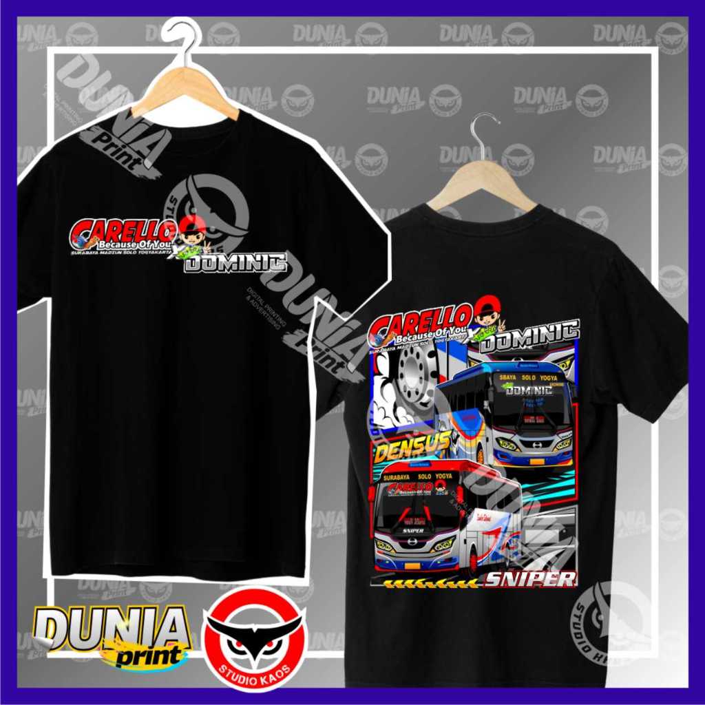Jual (FREE STICKER CARELLO X DOMINIC) KAOS BUSMANIA SUMBER SELAMAT ...