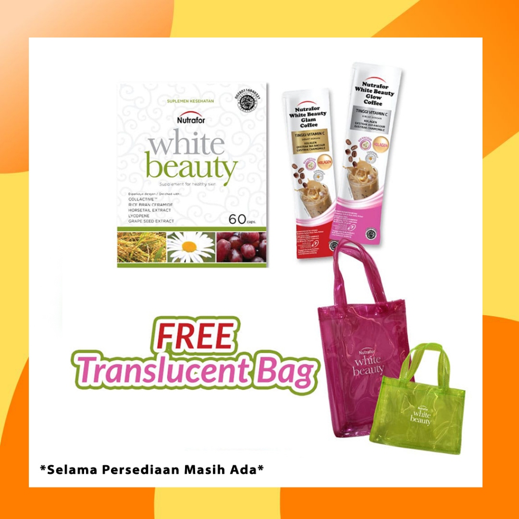 Jual Nutrafor White Beauty isi 60 capsul | Shopee Indonesia