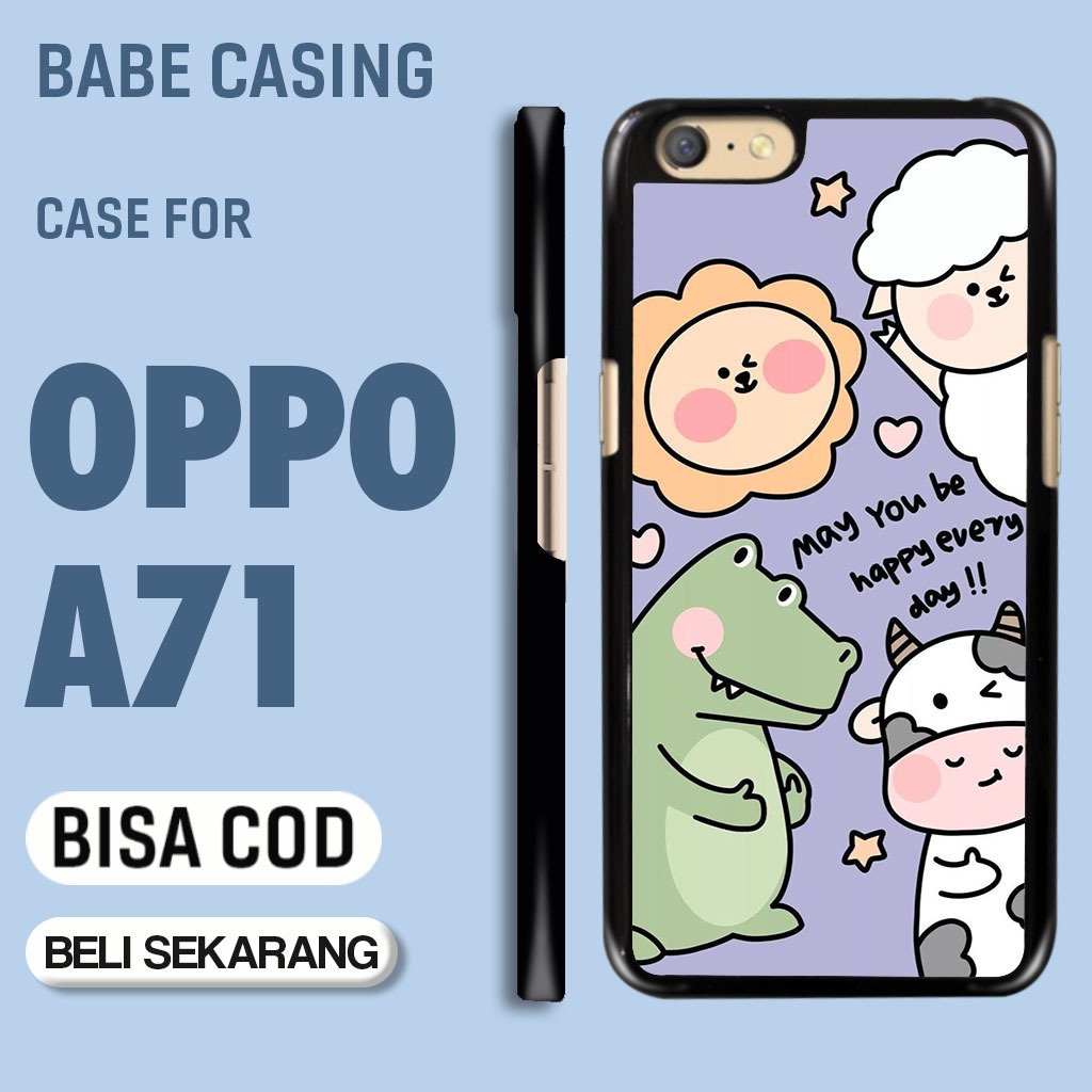 Jual case hp oppo a71 terbaru motif aesthetic cow sapi kawai bear lotso ...
