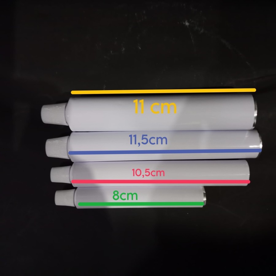 Jual Tube Salep / Tube Pasta Kosong bahan Aluminium 5g 10g 20g 25g ...