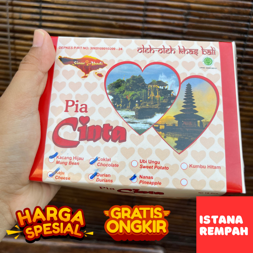 Jual Pia Kacang Hijau Isi 18 Pcs Pia Cinta Oleh-oleh Khas Bali | Shopee ...