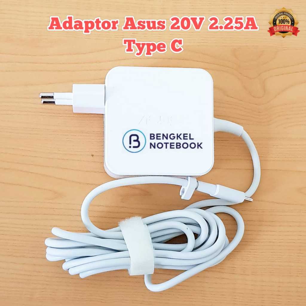 Jual Adaptor Asus 5V 2A Type C 20V 2.25A 12V 2A 45W USB C ADP-45EW ...