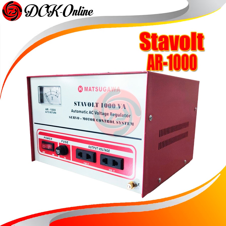 Jual Stavolt Motor MATSUGAWA AR 1000VA Auto Stabilizer Stavol MATSUNAGA ...