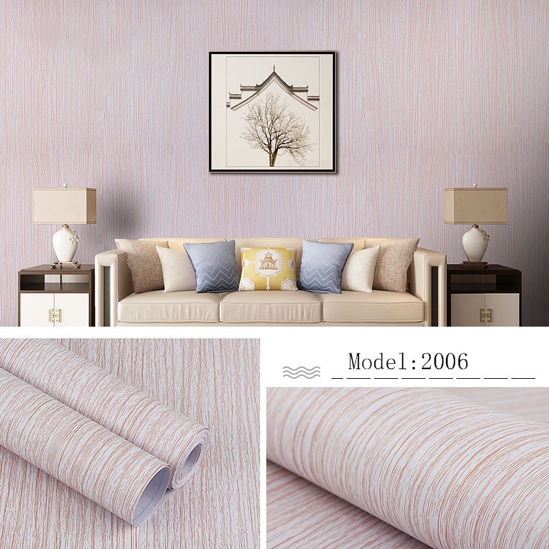 Jual Wallpaper Dinding Kayu Serat Natural Krem 9m S D 10m X 45cm