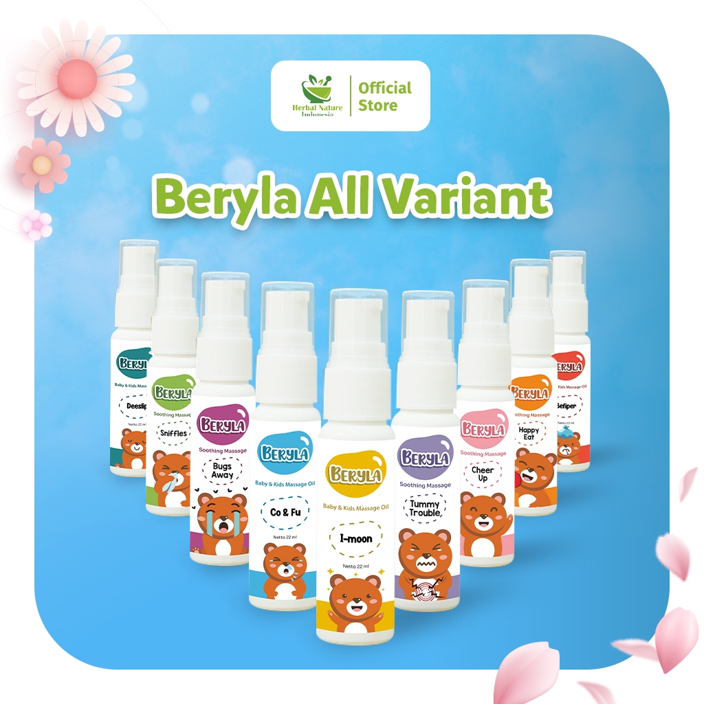 Jual Beryla Baby and Kids Soothing Massage Essential Oil All Variants ...