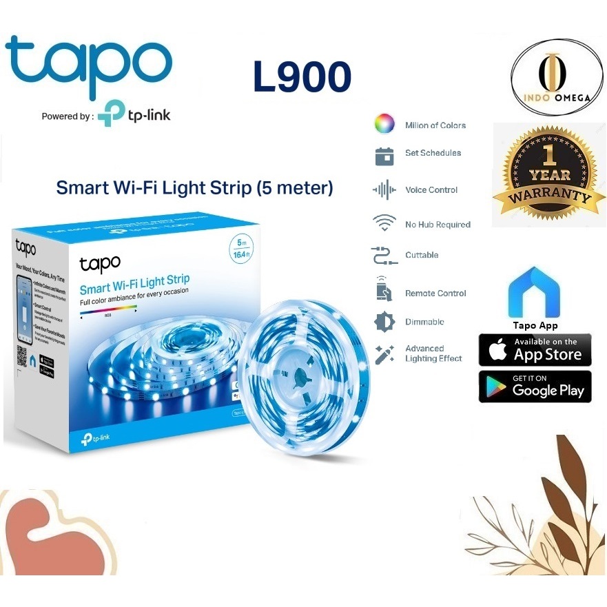 Jual TP-LINK TAPO L900 L900-5 - Smart Wi-Fi Light Strip (5 meter ...
