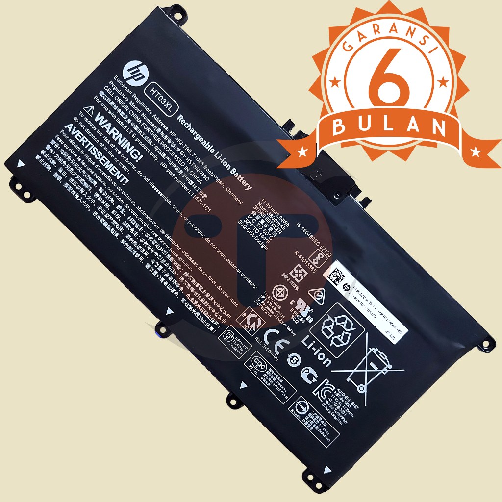 Jual Baterai Laptop HP Pavilion TPN-I130 TPN-I131 TPN-I132 TPN-I133 TPN ...