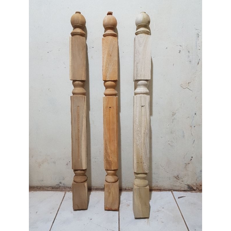 Jual tiang induk pion pagar kayu model jng 100cm | Shopee Indonesia