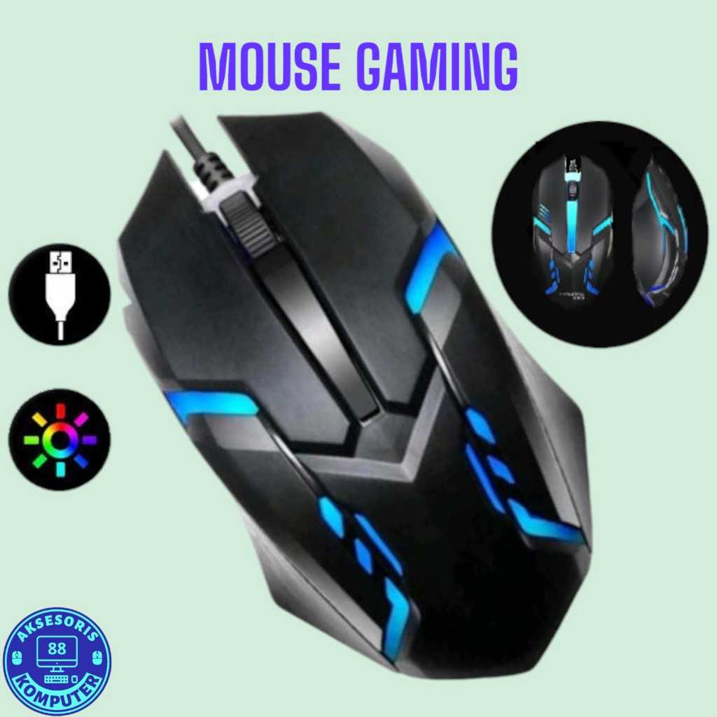 Jual MOUSE X1 GAMING LED / MOUSE KABEL USB / MOUSE GAMING RGB | Shopee ...