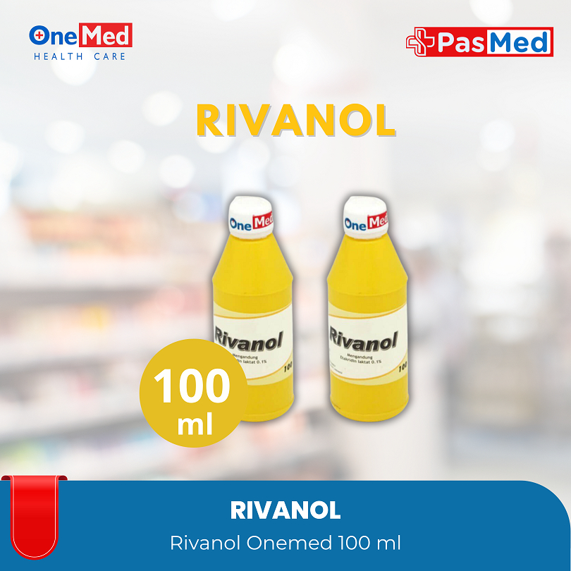 Jual PASMED | Rivanol OneMed 100 ml Box isi 24 Botol | Shopee Indonesia