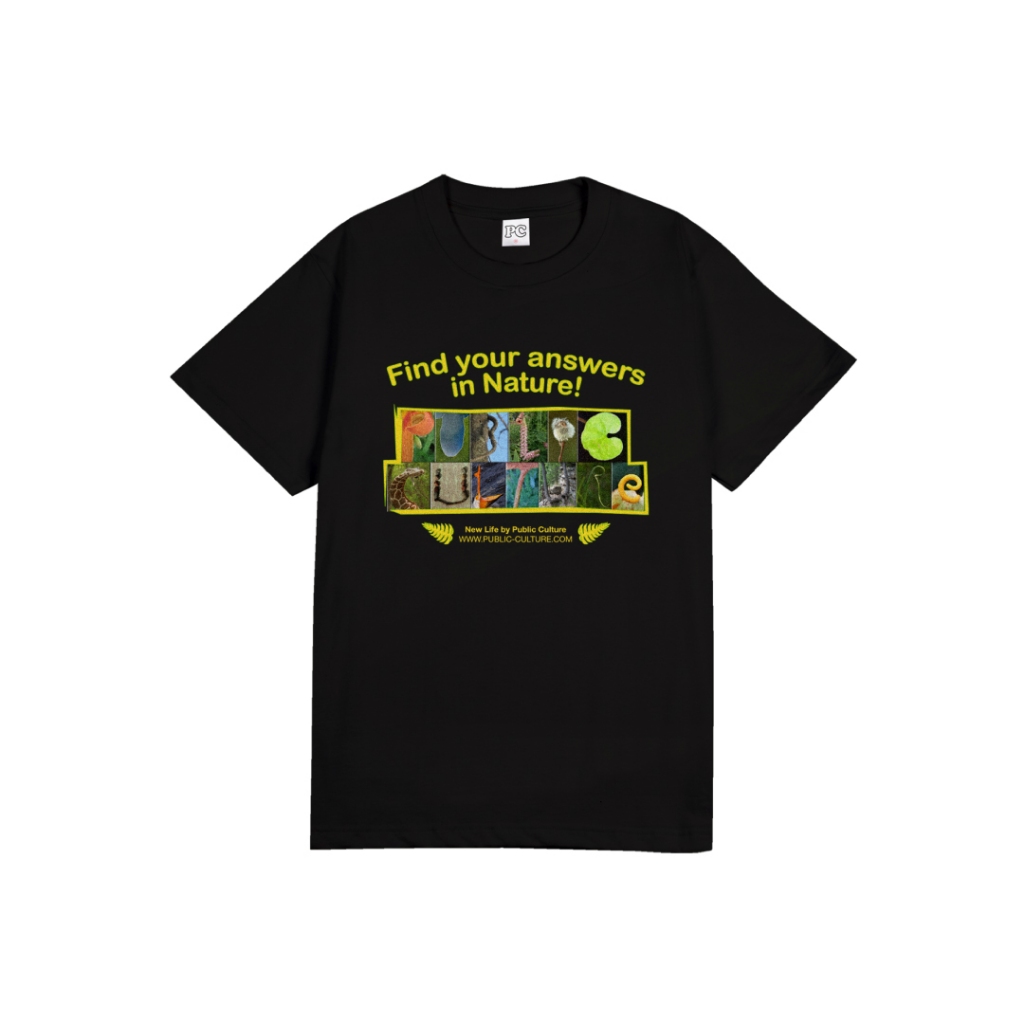 Jual Public Culture - New Life Tee - Black | Shopee Indonesia