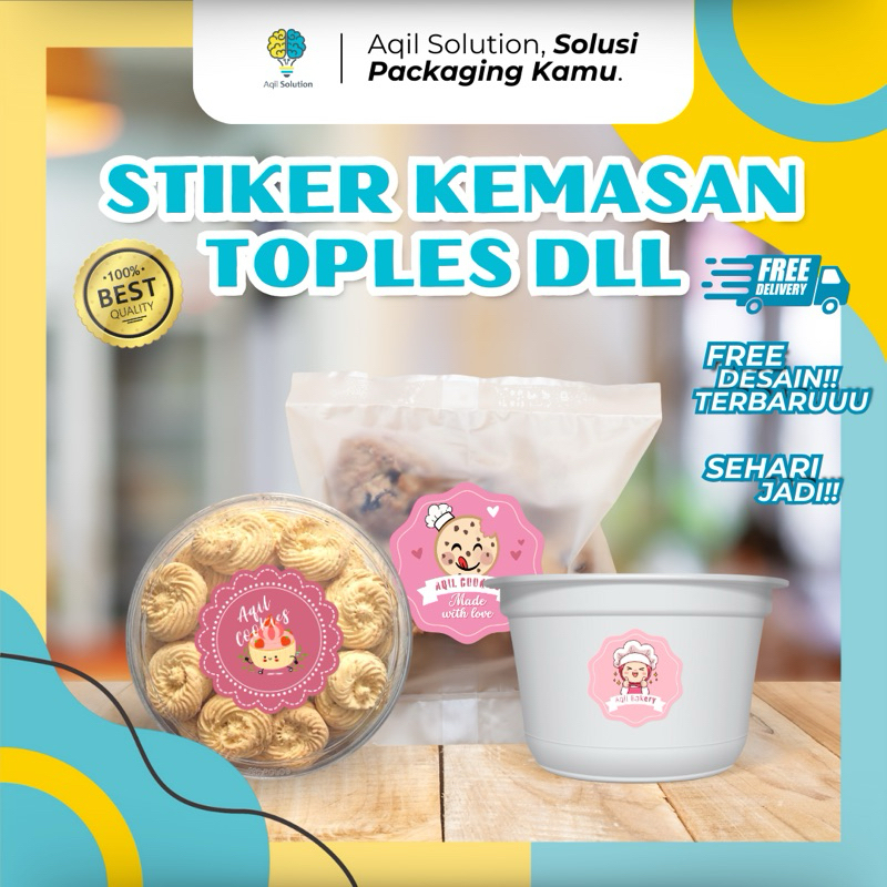 Jual [Free Desaign Kece] Stiker Custom Logo Toples, Stiker Segel ...