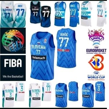 Jual Jersey Fiba World Cup Slovenia Basketball Bisa Custom nama & Nomor ...