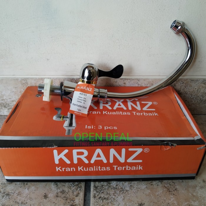 Jual Kran Sink Leher Angsa KD 03 KRANZ / Keran Dapur / Cuci Piring / Engkol / Tancap Meja ...