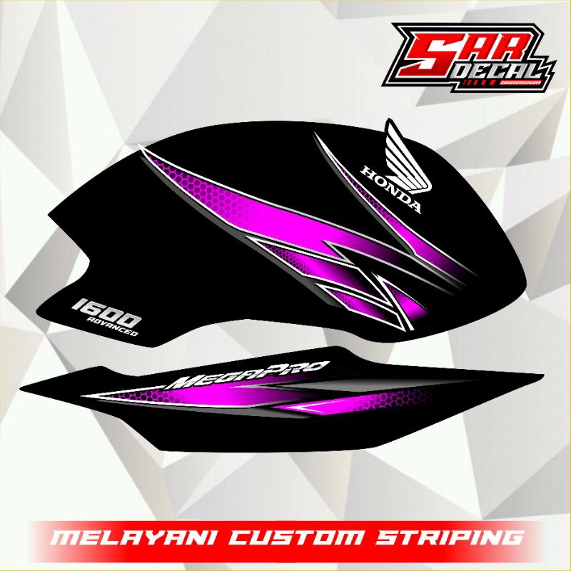 Jual striping Megapro Primus variasi striping Megapro variasi striping ...