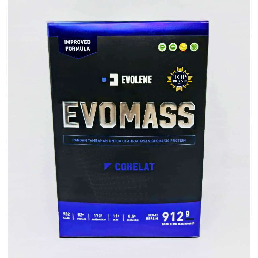 Jual Evolene Evomass 2 lbs 912 gram Evo Mass 912gr gr grams Gainer 912gram Evo Lene 2lbs lb ...