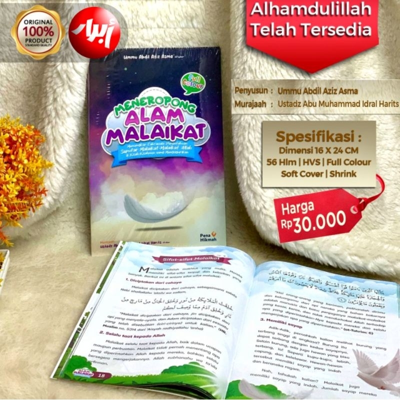 Jual Buku MENEROPONG ALAM MALAIKAT - FULL COLOUR - pena hikmah - iman ...
