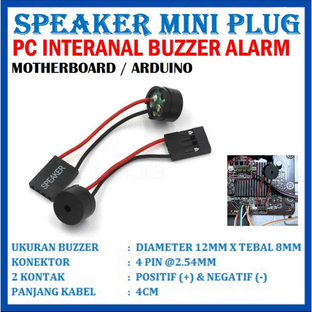 Jual Speaker Buzzer Motherboard Alarm PC | Shopee Indonesia
