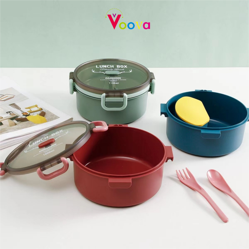 Jual VOOVA Lunch Box/Kotak Makan Siang Bundar/Kotak Makan Siang Plastik ... Jual VOOVA Lunch Box/Kotak Makan Siang Bundar/Kotak Makan Siang Plastik ...