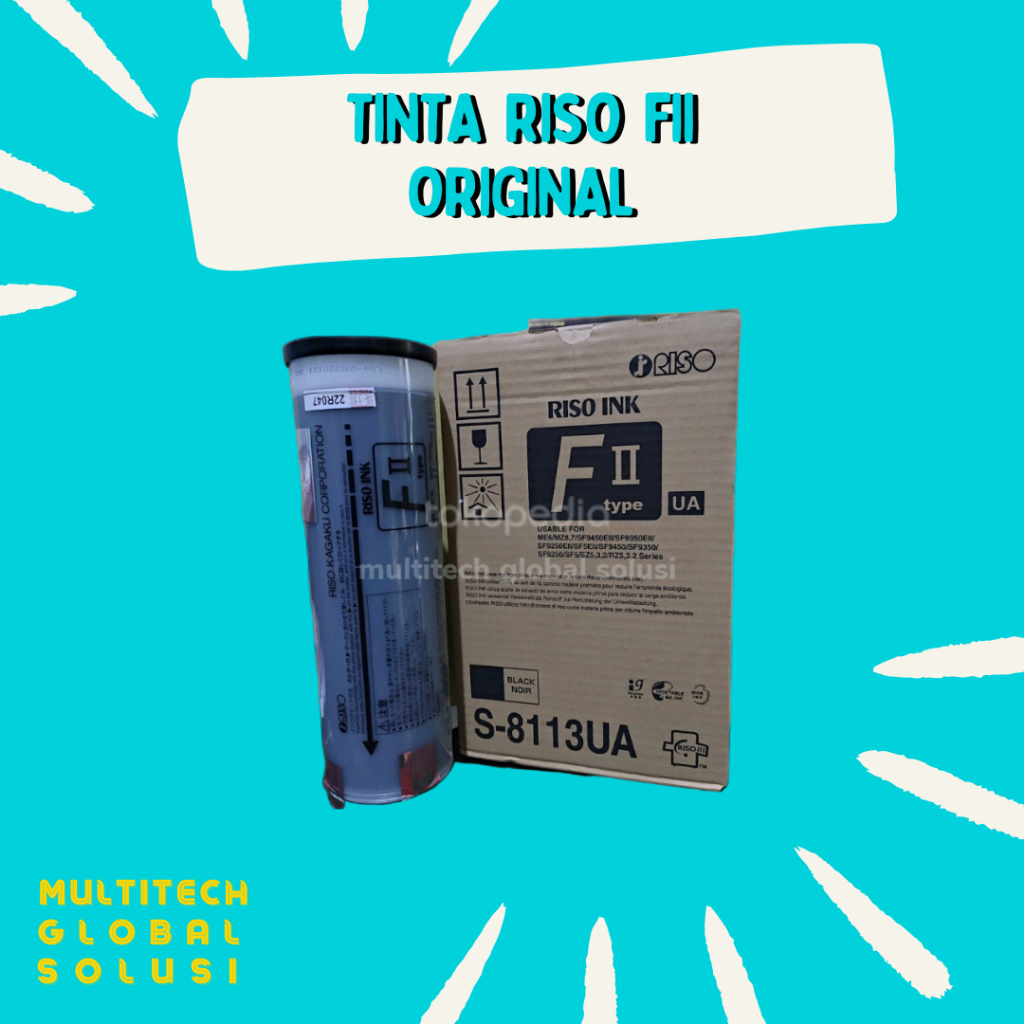 Jual Tinta Riso original type F II | Shopee Indonesia