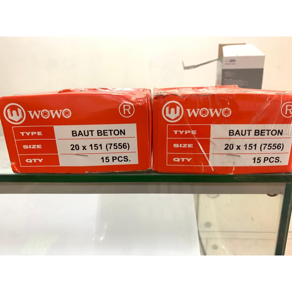 Jual JT88 - Dynabolt Merk WOWO Ukuran M20 x 151/Dinabolt/Baut Beton ...