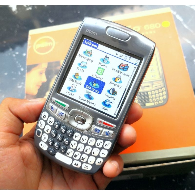 Jual Hp jadul Pocket pc Palm Treo 680 fulset mulus hp unik hp langka ...