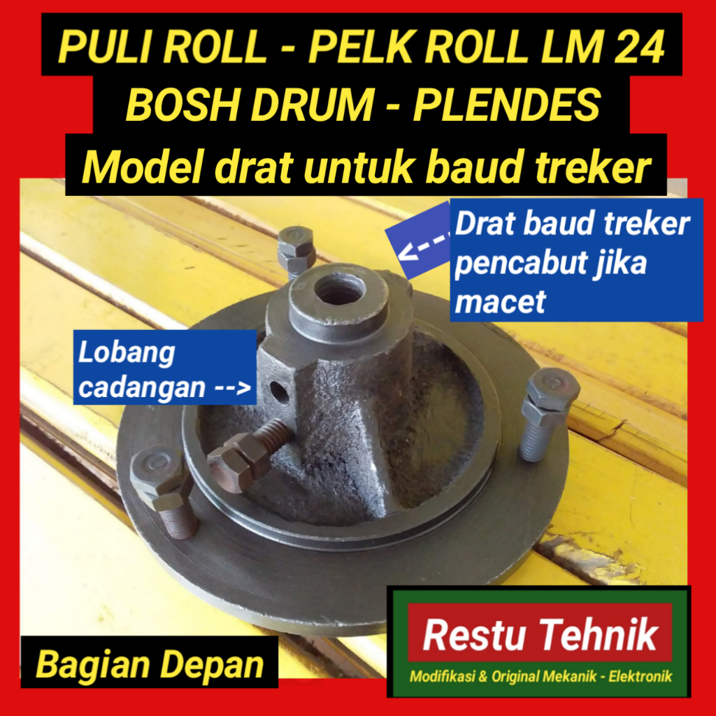 Jual Puly Roll / Pelk Roll / Bosh Drum / Plendes, Huller Padi LM24 ...