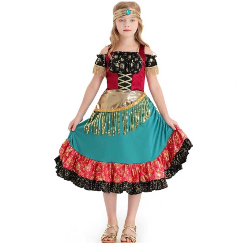 Jual jojokids | G-23515 | gypsy girl costume romany kostum hindi ...