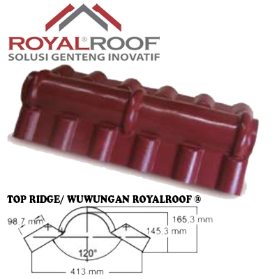 Jual Atap uPVC Motif Genteng Royalroof Rumah, Gazebo, Gapura, Balai ...