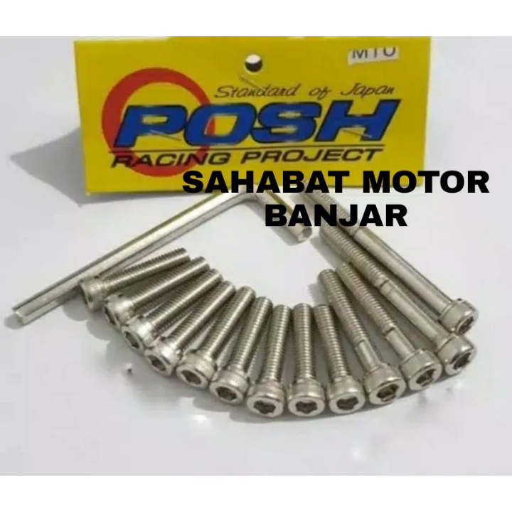 Jual Baut blok mesin MIO baut cvt blok mesin MIO full set Free Kunici L ...