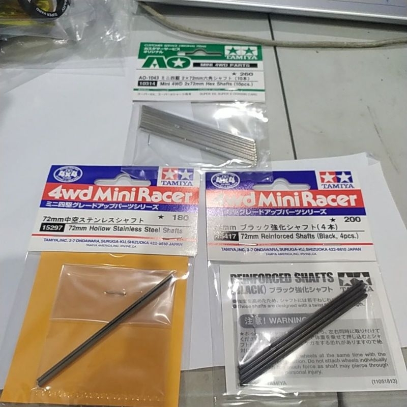 Jual Tamiya shafts roda 10314 15417 , Propeller Shaft 15205 15206 15234 ...
