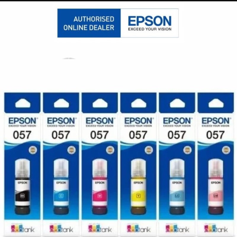 Jual Tinta Epson 057 Original For Printer L8050 L18050 | Shopee Indonesia