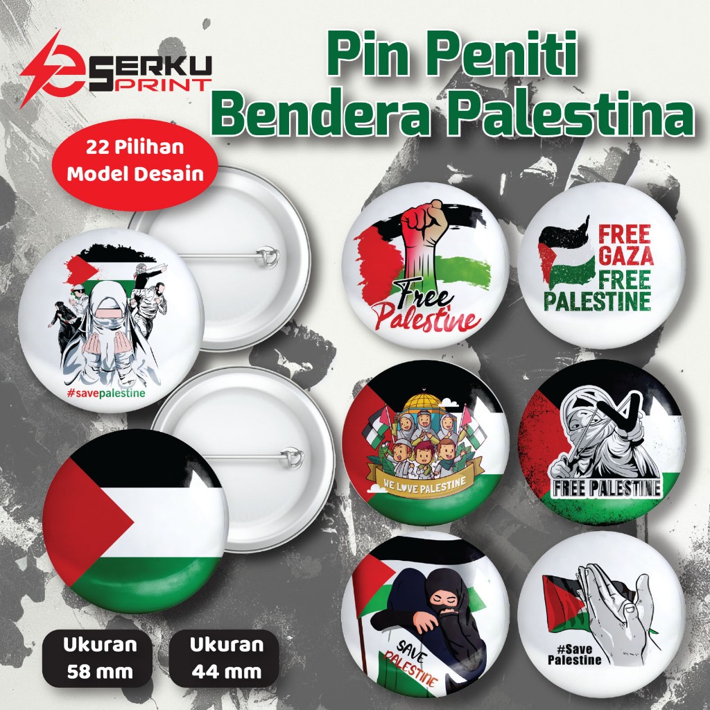 Jual Pin Bendera Palestina Pin Tema Palestina | Shopee Indonesia