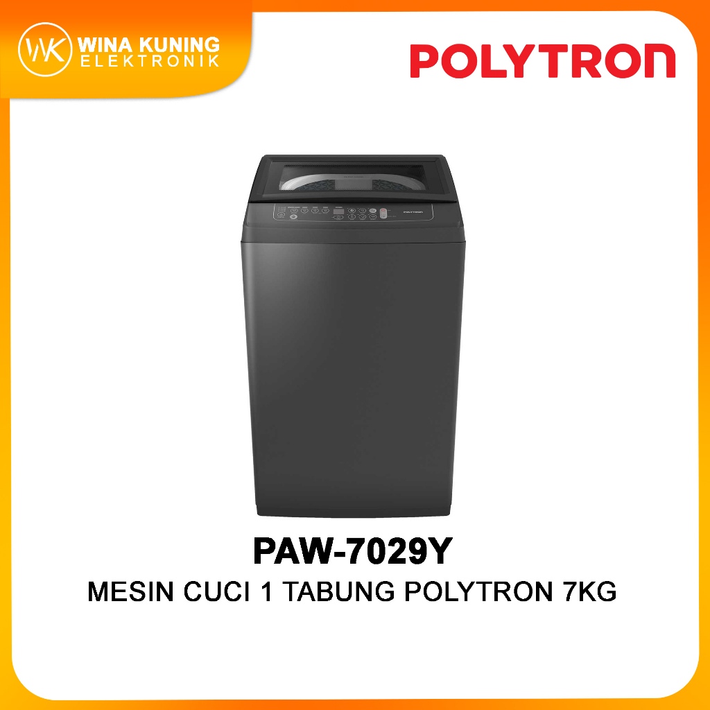 Jual MESIN CUCI 1 TABUNG POLYTRON PAW 7029Y LAGUNA TOP LOAD POLY PAW ...