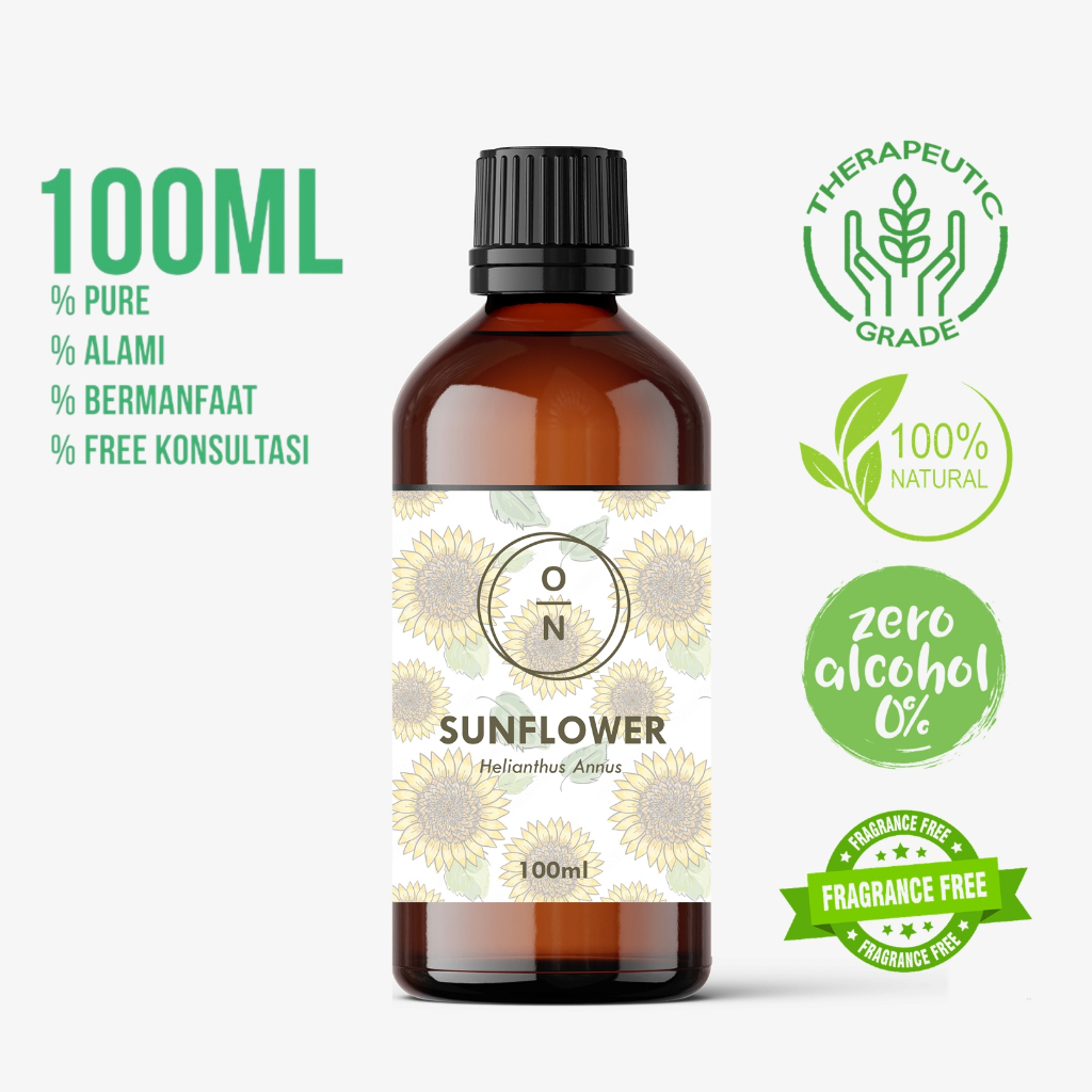 Jual Sunflower Oil Minyak Biji Bunga Matahari 100ml Murni | Shopee ...