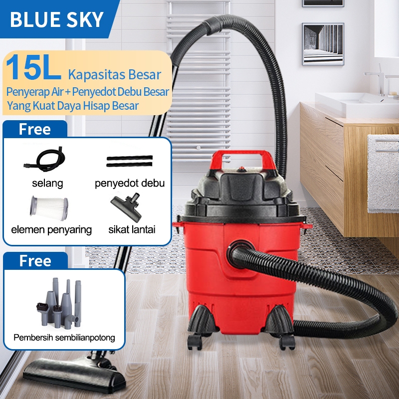 Jual BLUE SKY Vacuum Cleaner 18L 3in1 Vakum/Air Hisap/Blower Sedot Debu ...