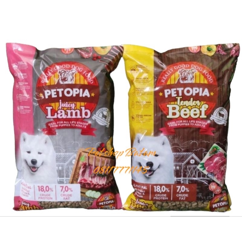 Jual PETOPIA DOG DRY FOOD 800G | Shopee Indonesia
