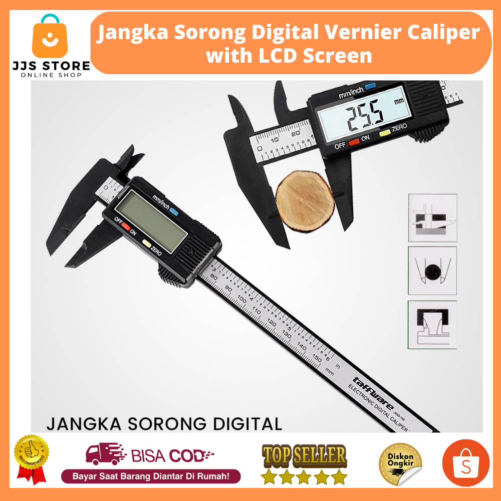 Jual Sigma Digital / Jangka Sorong Digital Sigma Vernier Caliper with LCD Screen | Shopee Indonesia