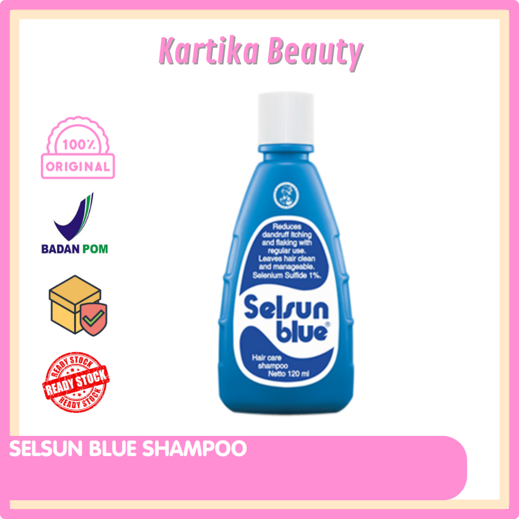 Jual SELSUN BLUE SHAMPOO 120ML SAMPO ANTI KETOMBE SAMPO KETOMBE SAMPO ...