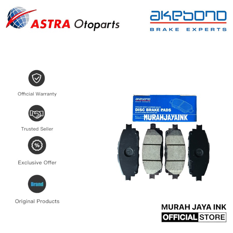 Jual Brake Pad / Kampas Rem Depan AKEBONO TOYOTA KIJANG INNOVA REBORN ORI | Shopee Indonesia