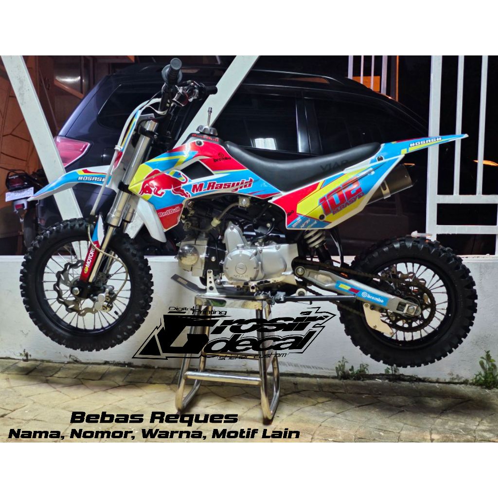Jual Stiker Striping Mini Trail Viar 100cc New Full Body Bebas Reques ...