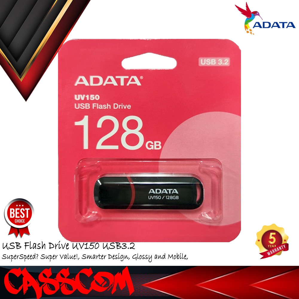 Jual FD ADATA UV150 128GB USB3.2 Flashdisk 128 GB MyFlash USB 3.2 | Shopee Indonesia