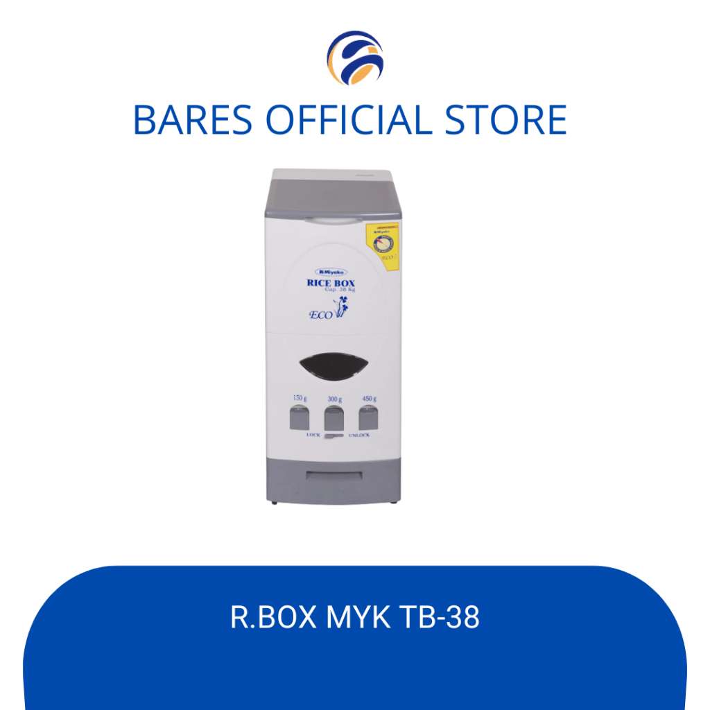 Jual Miyako Rice Box TB 38 / Penampung Beras Miyako TB-38 / Box Beras Miyako ORIGINAL TB38 ...