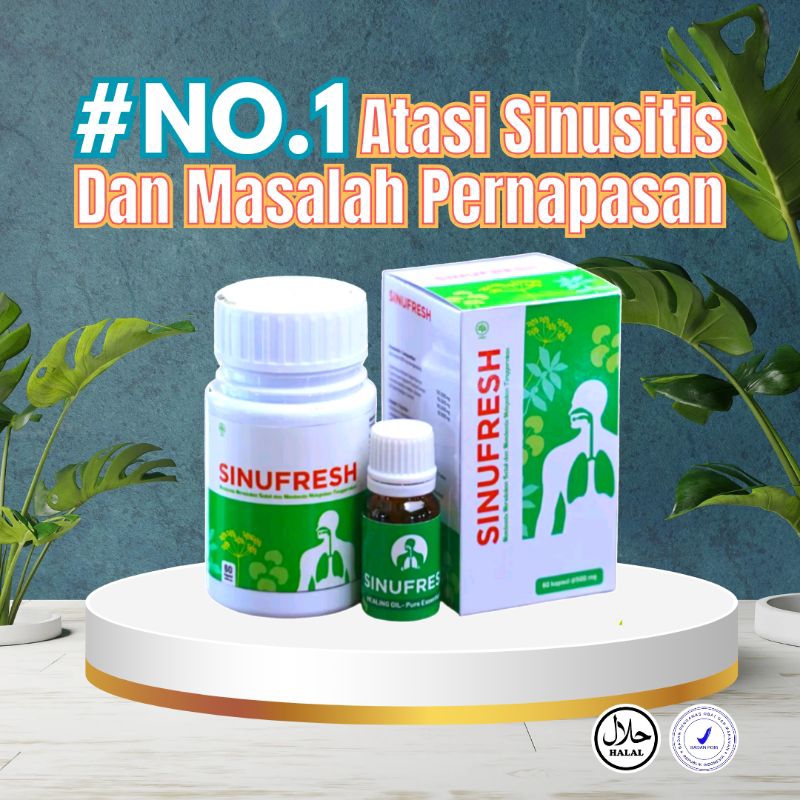 Jual Paket Obat Sinusitis Hidung Tersumbat Menahun Yang Ampuh Sinufresh ...