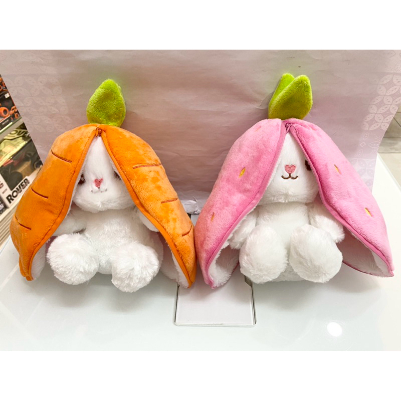 Jual boneka kelinci rabbit two function wortel strawberry strobery lucu ...