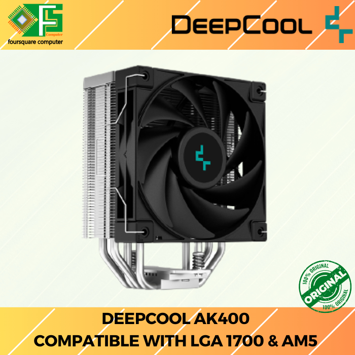 Jual CPU Cooler Deepcool AK400 | HSF Air Cooler | Shopee Indonesia