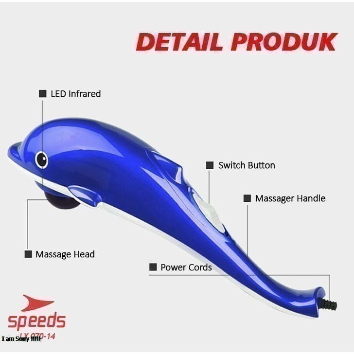 Jual ALAT PIJAT MESIN PIJAT DOLPHIN / ALAT PIJAT INFRARED KODE 070-14 SPEEDS | Shopee Indonesia