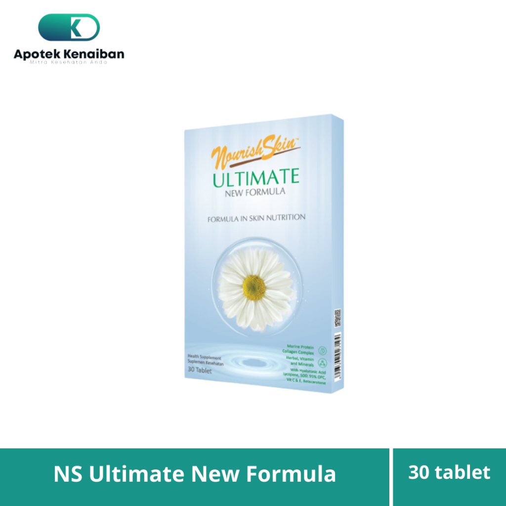 Jual NOURISH SKIN ULTIMATE 15 - 60 TABLET SUPLEMEN KULIT KERING KULIT ...