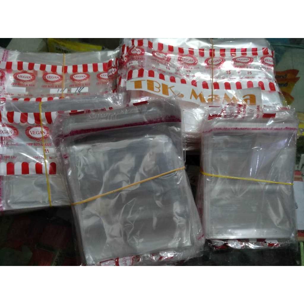 Jual Plastik Ekonomis OPP ada Lem Perekatnya untuk Roti, Kue Basah ...